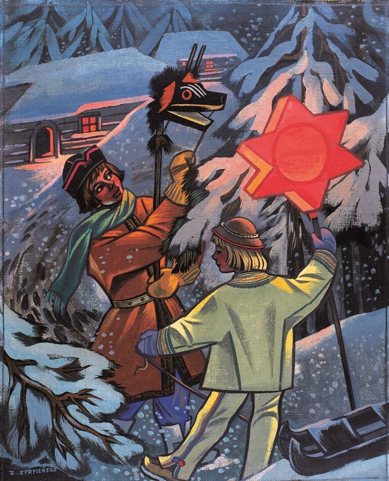 Kolorowanka "Kolędnicy" - Muzeum Toruń